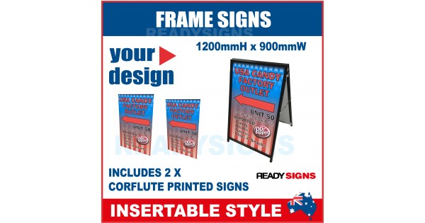 Frame Sign Insertable - 1200mm x 900mm