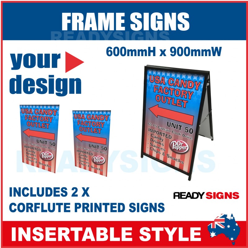 Frame Sign Insertable