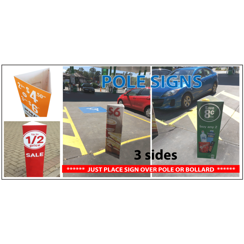Bollard Signs 1000x300