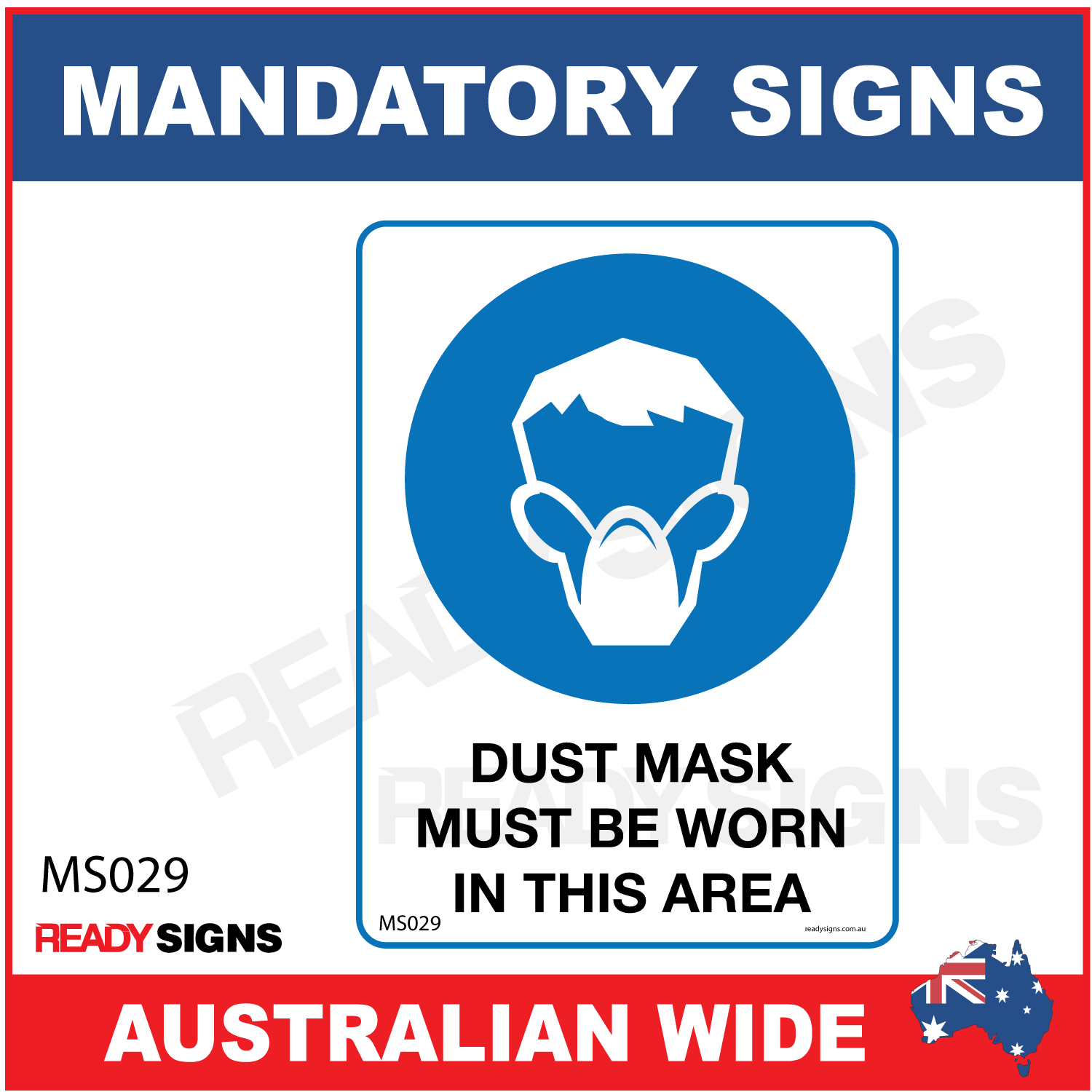 MANDATORY SIGN - MS029 - DUSK MUSK MUST BE WORN IN THIS AREA