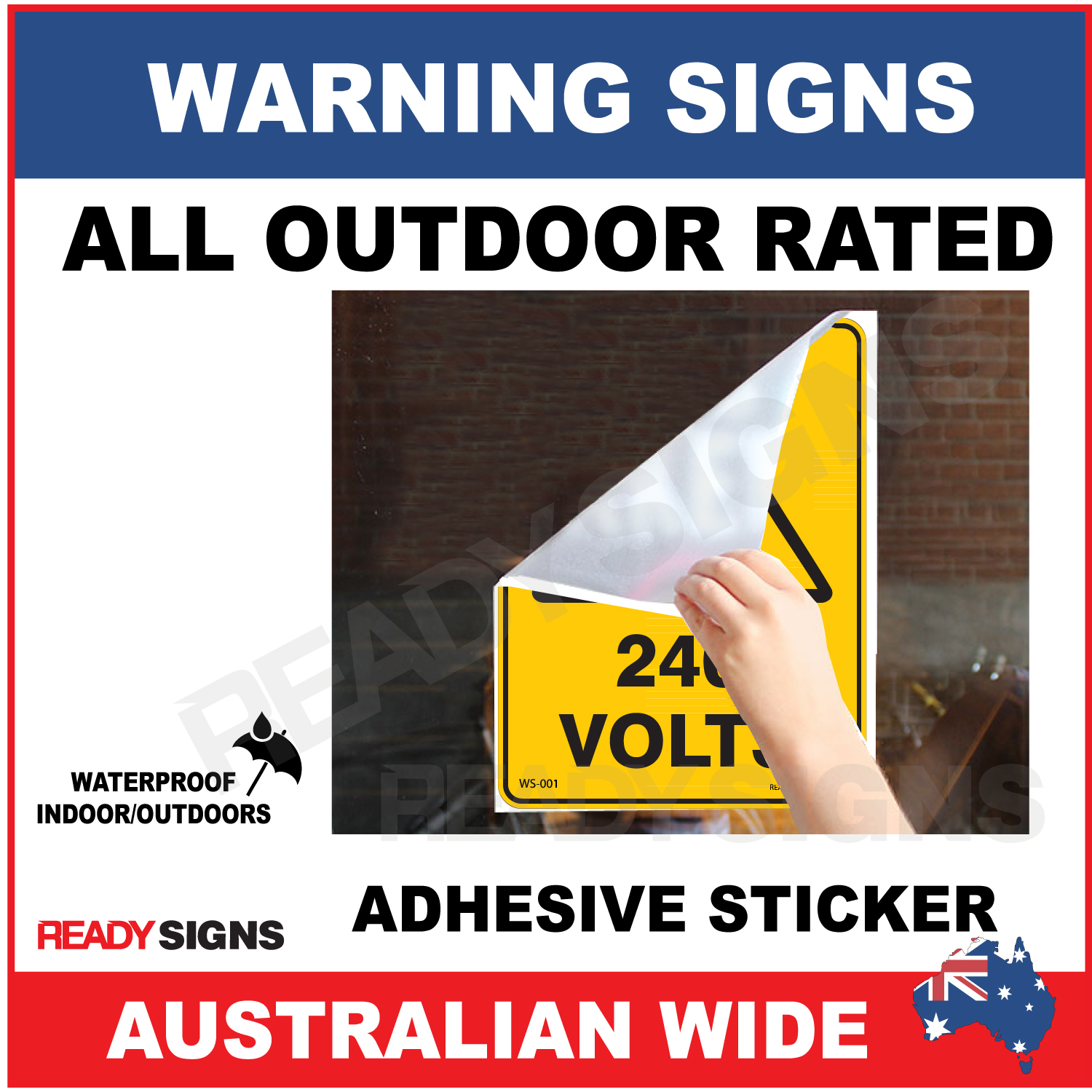 Warning Sign - WS010 - BEWARE OF OPENING DOOR