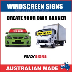 Windscreen banners