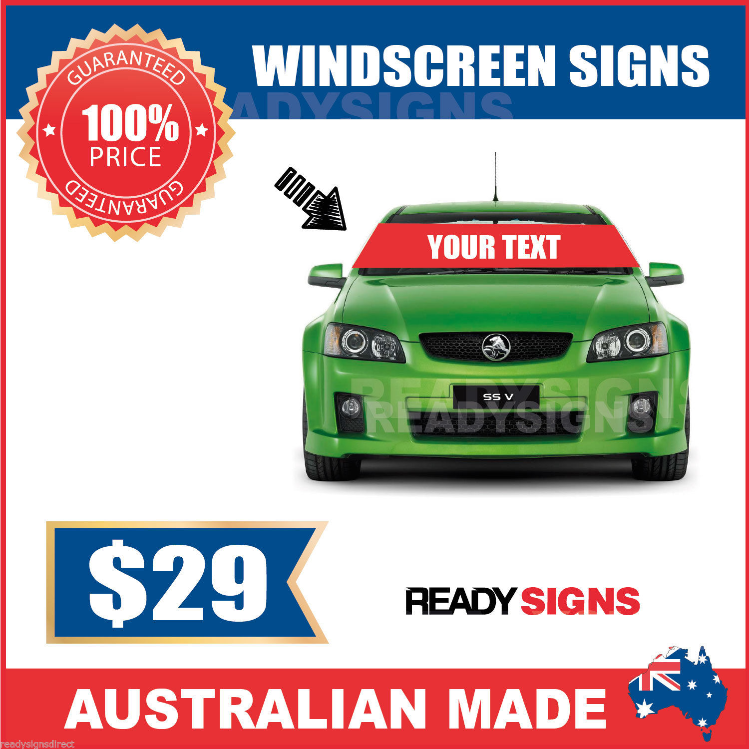 Windscreen Banner