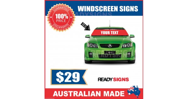 Windscreen Banner