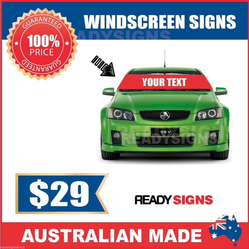 Windscreen Banner