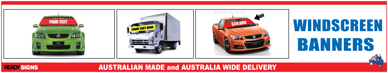Windscreen banners